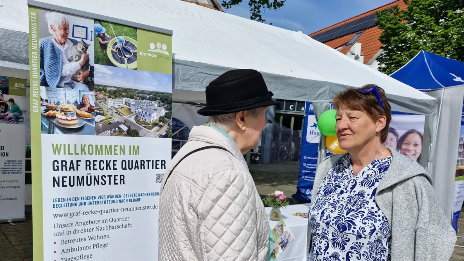 Graf Recke Stiftung | Der Tag der Pflege auf dem Großflecken in Neumünster